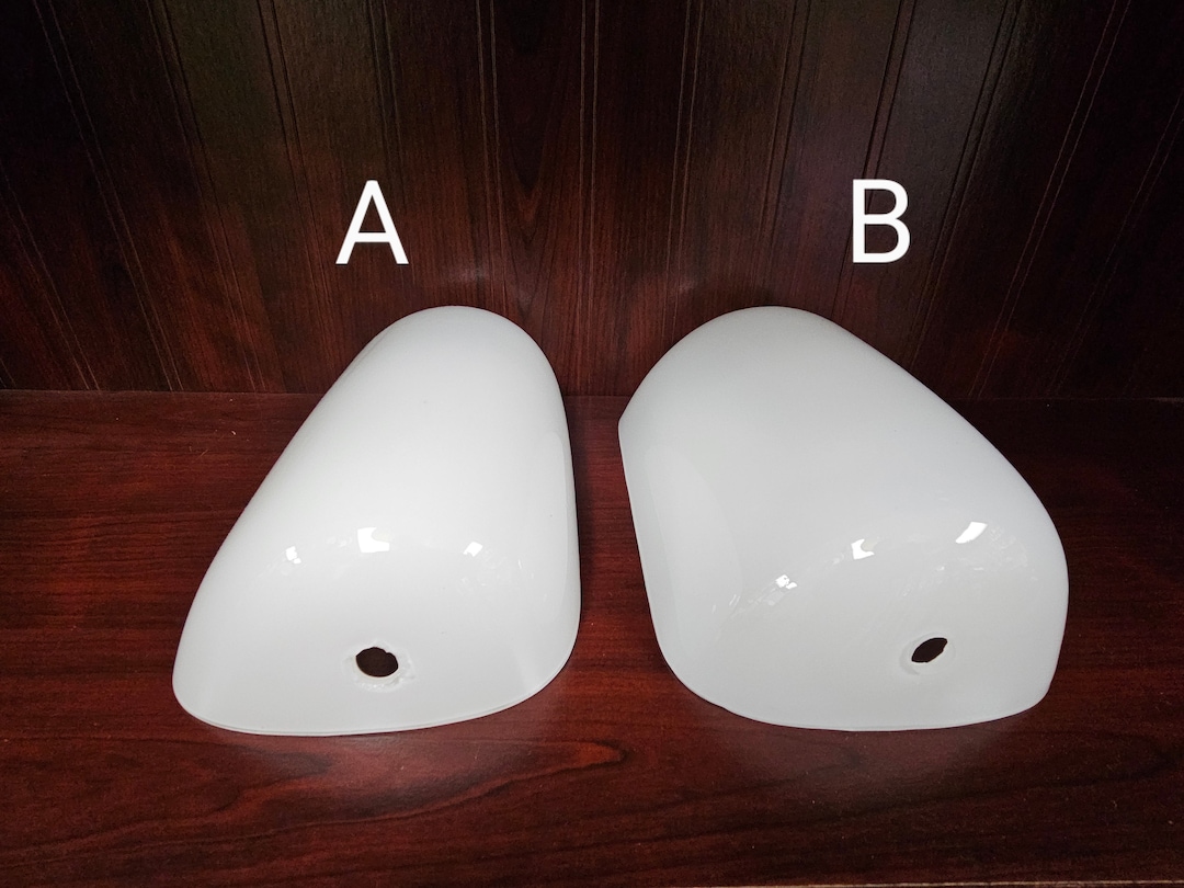 White Banker Shade, Vintage Banker Shade, Milk Glass Shade, Glass Shade ...