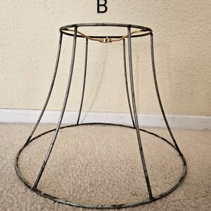 Vintage Lampshade Frames, Silk Lampshade Frames, DIY Lampshades, Metal Lampshade Frames for ...