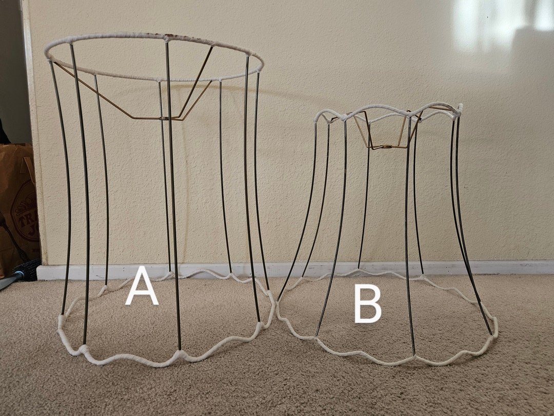 Vintage Lampshade Frames, Victorian Lampshade Frames, DIY Lampshades ...