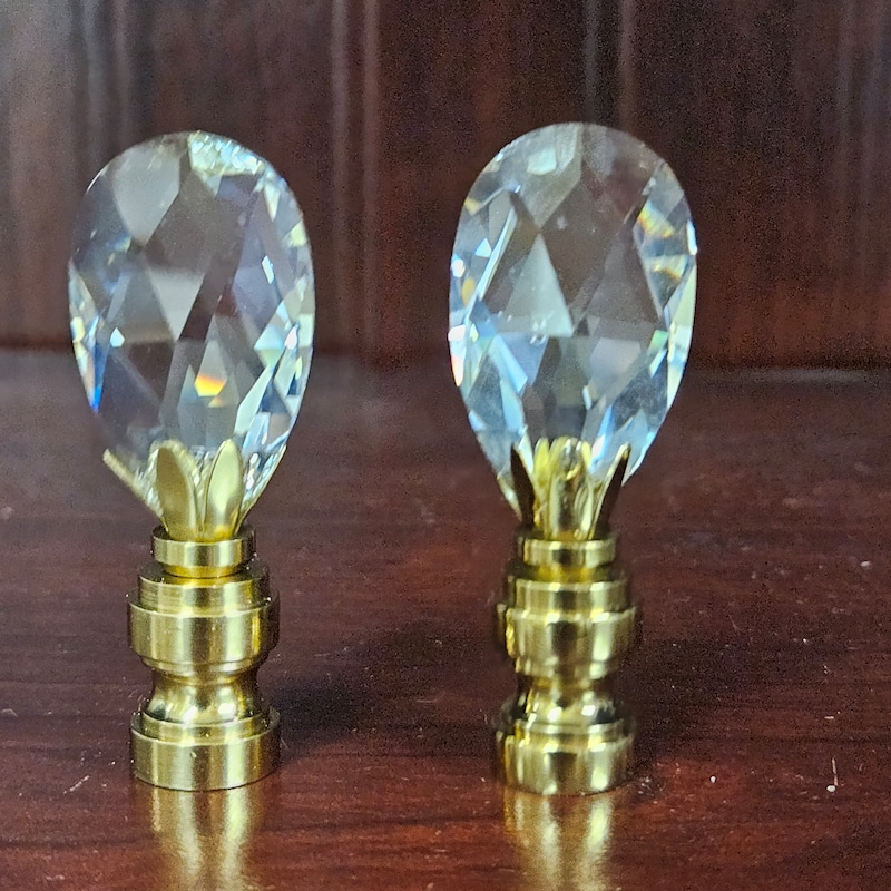 Crystal Finials - Etsy