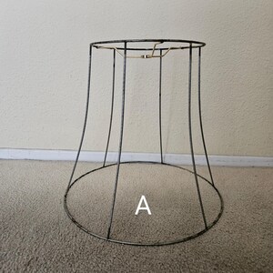 Vintage Lampshade Frames, DIY Lampshade Frames, Lampshade Recovering ...