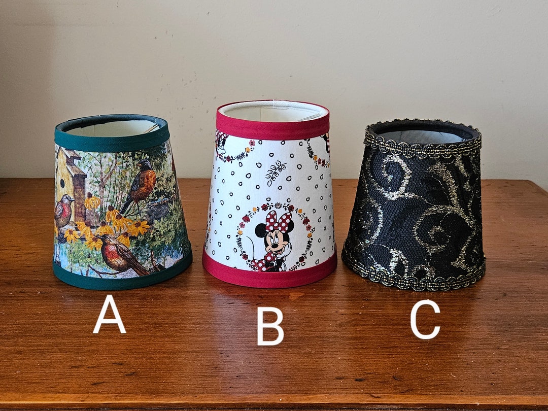 One-of-a-kind Mini Clip on Shades, Chandelier Shades, Home Decor ...