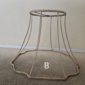 Vintage Lampshade Frames, DIY Lampshade Frames, Lampshade Recovering ...