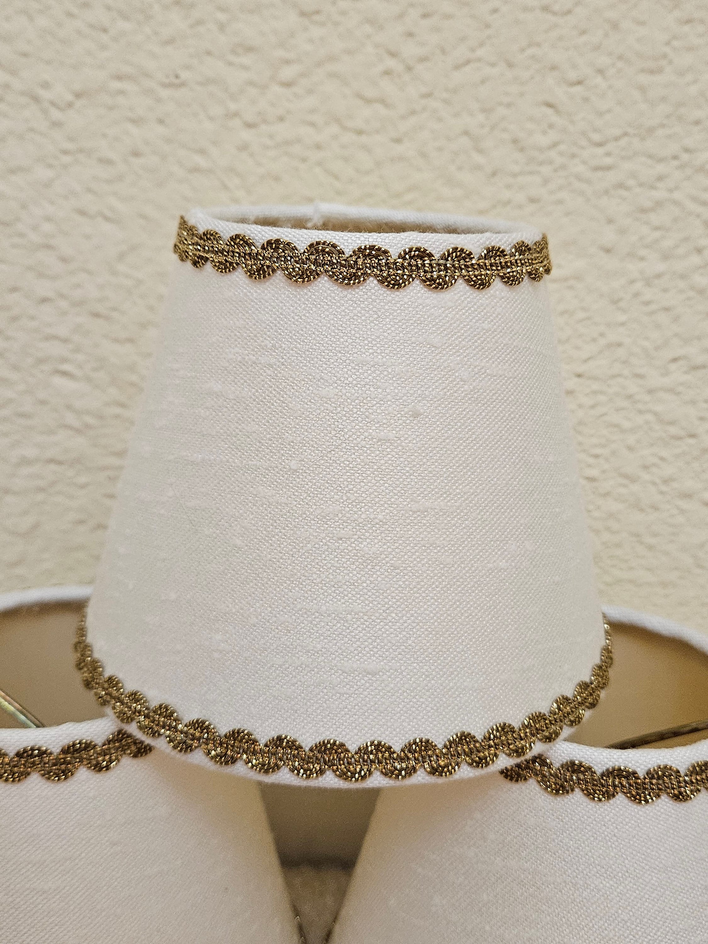 4 Clip on Lampshades Chandelier Shades Handmade Lampshades - Etsy
