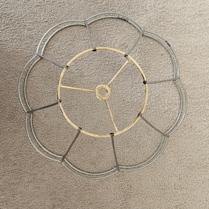 Vintage Lampshade Frames, Silk Lampshade Frames, DIY Lampshades, Metal Lampshade Frames for ...