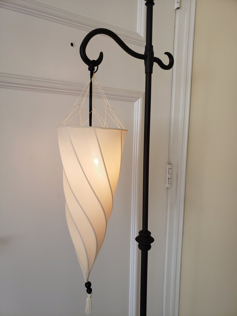 Bronze Floor Lamp With Funnel Shade FRIENDS Lamp Funky Lamp - Etsy