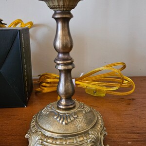 Solid Brass Mini Lamp, Cast Brass Mini Lamp, Old Style Lamps, Small ...