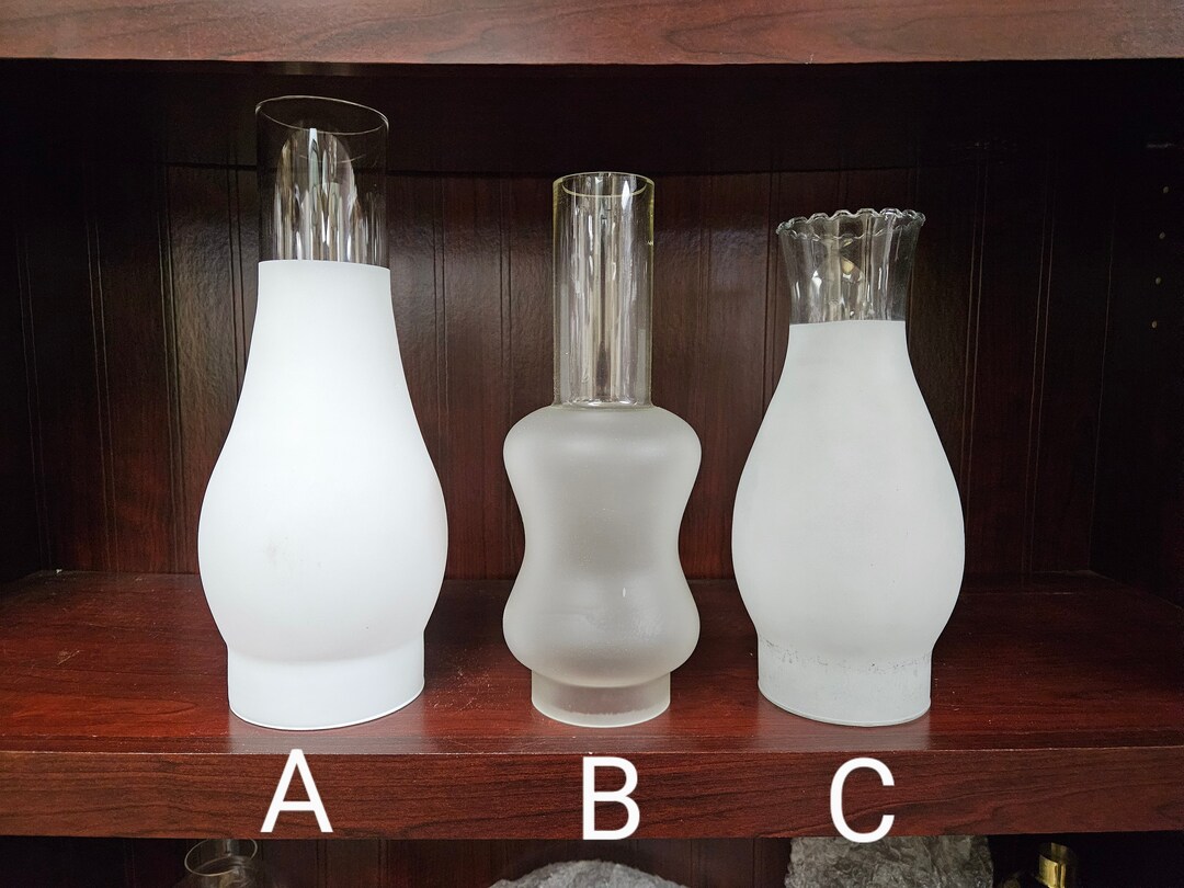 Vintage Glass Chimneys, Replacement Glass Chimney, Vintage Lamp Supply ...