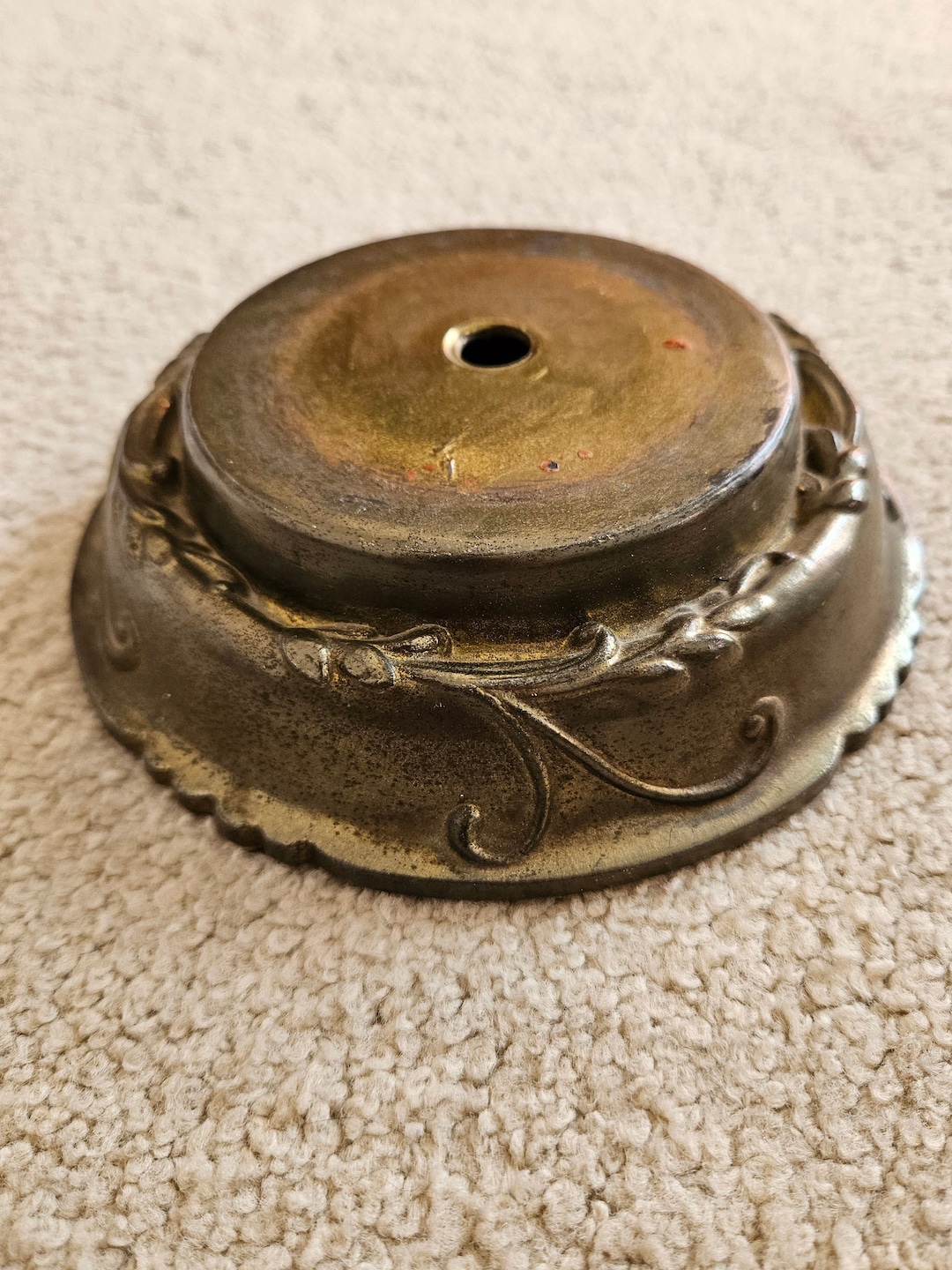 Vintage Cast Metal Lamp Base, Antique Table Lamp Base, Home Decor ...