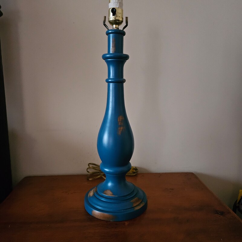 Blue Table Lamp - Etsy