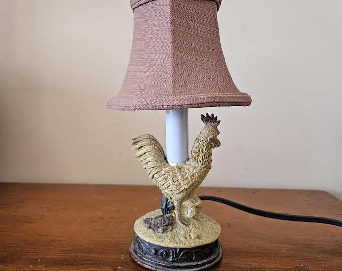 Mini Vintage Rooster Lamp, Vintage Mini Lamp, Vintage Accent Lamps ...