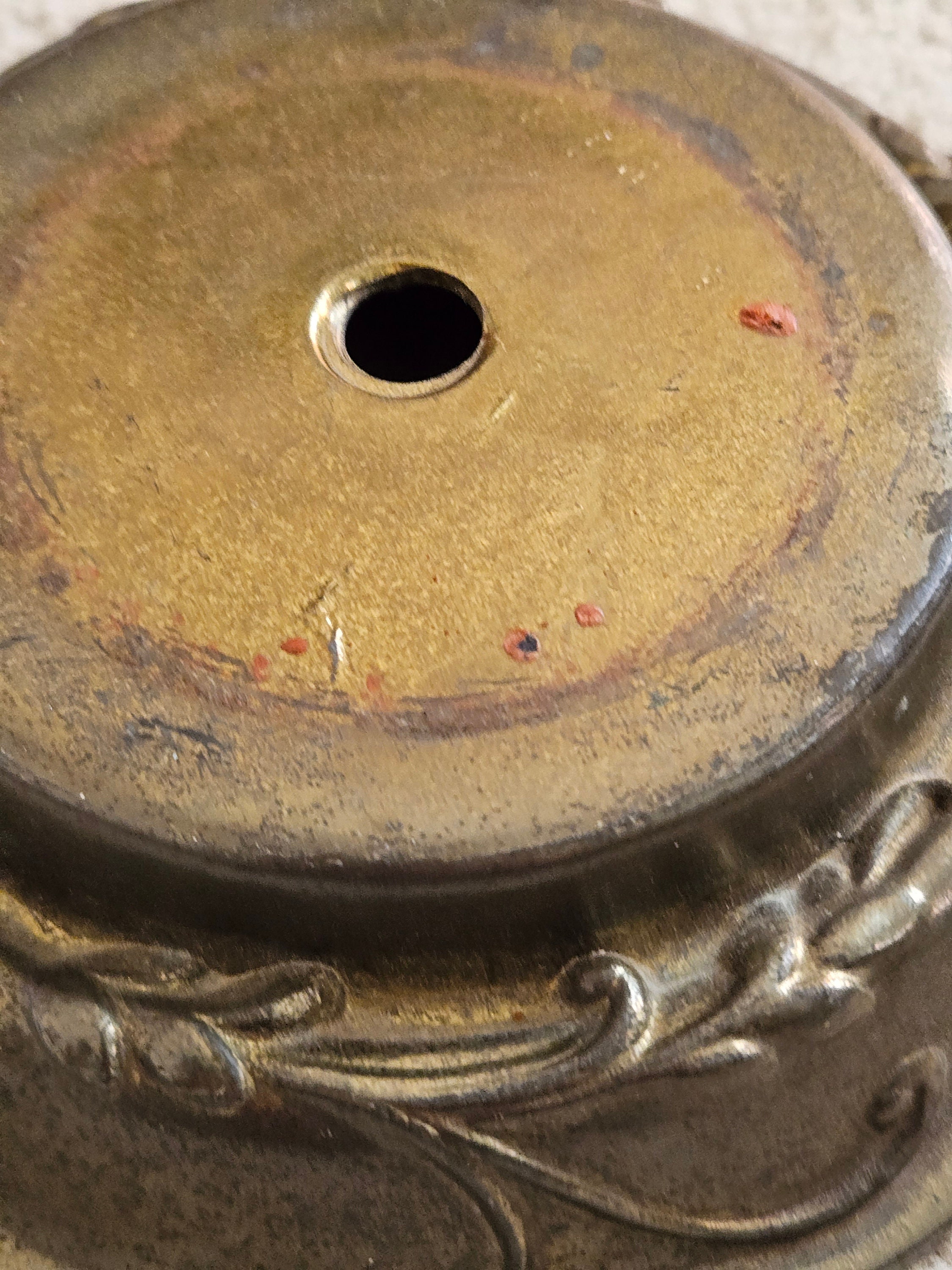 Vintage Cast Metal Lamp Base Antique Table Lamp Base Home - Etsy