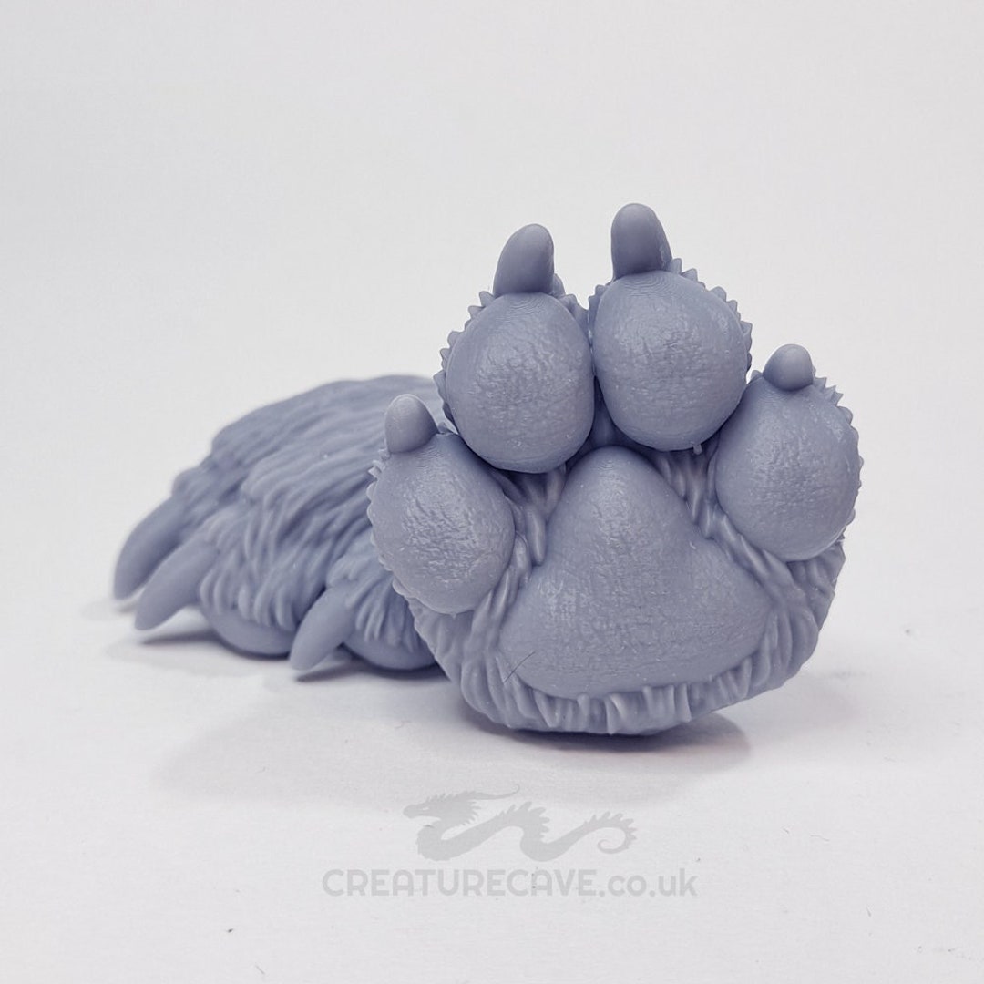 Wolf Paws / Canine Paws / Artdoll Premade Parts / OOAK / Dollmaking ...