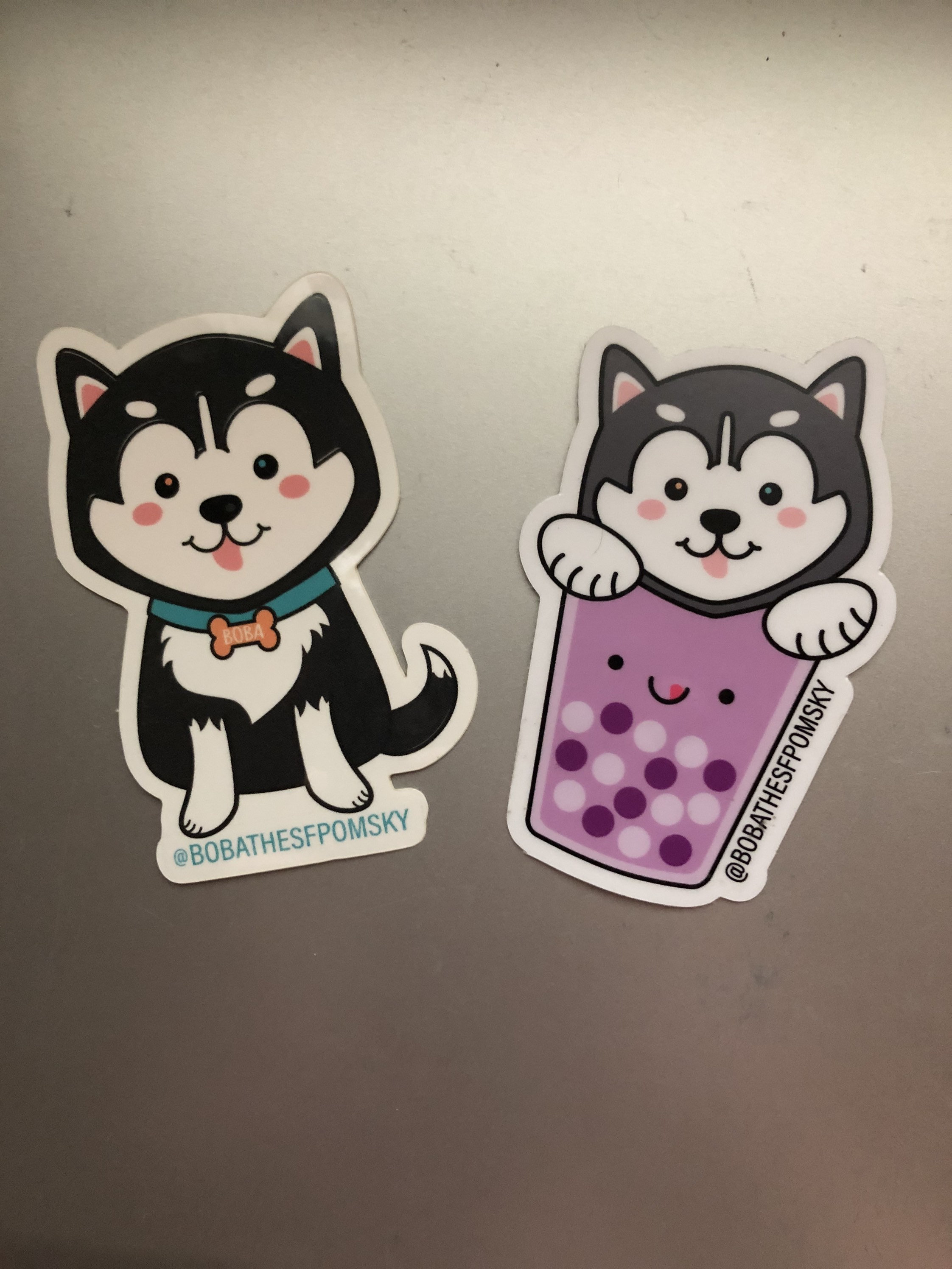 BUY 2 GET 1 FREE Pomsky Sticker Vinyl Sticker Cute Dog Husky - Etsy