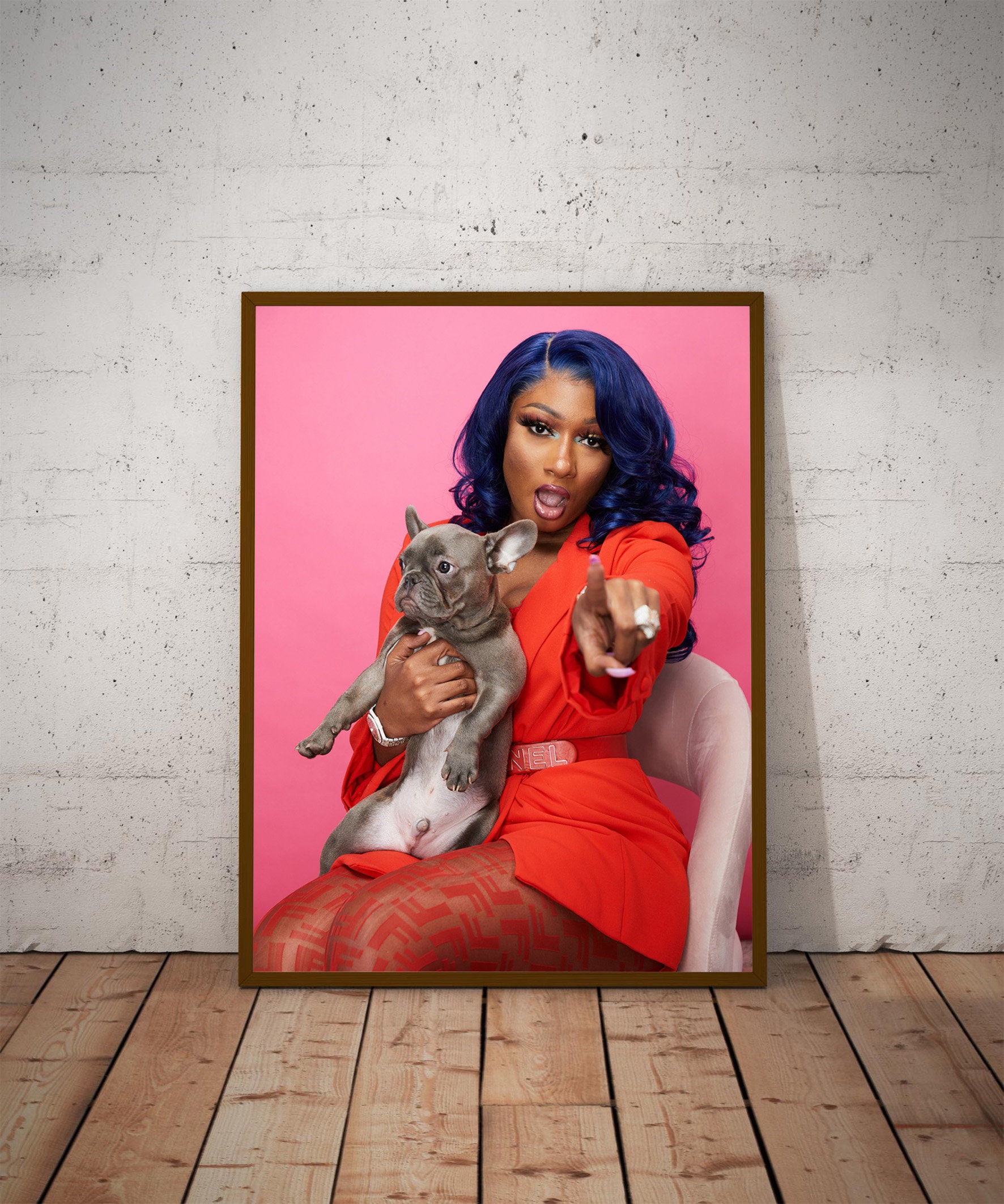 Megan Thee Stallion Poster American Rapper Megan Thee Stallion | Etsy