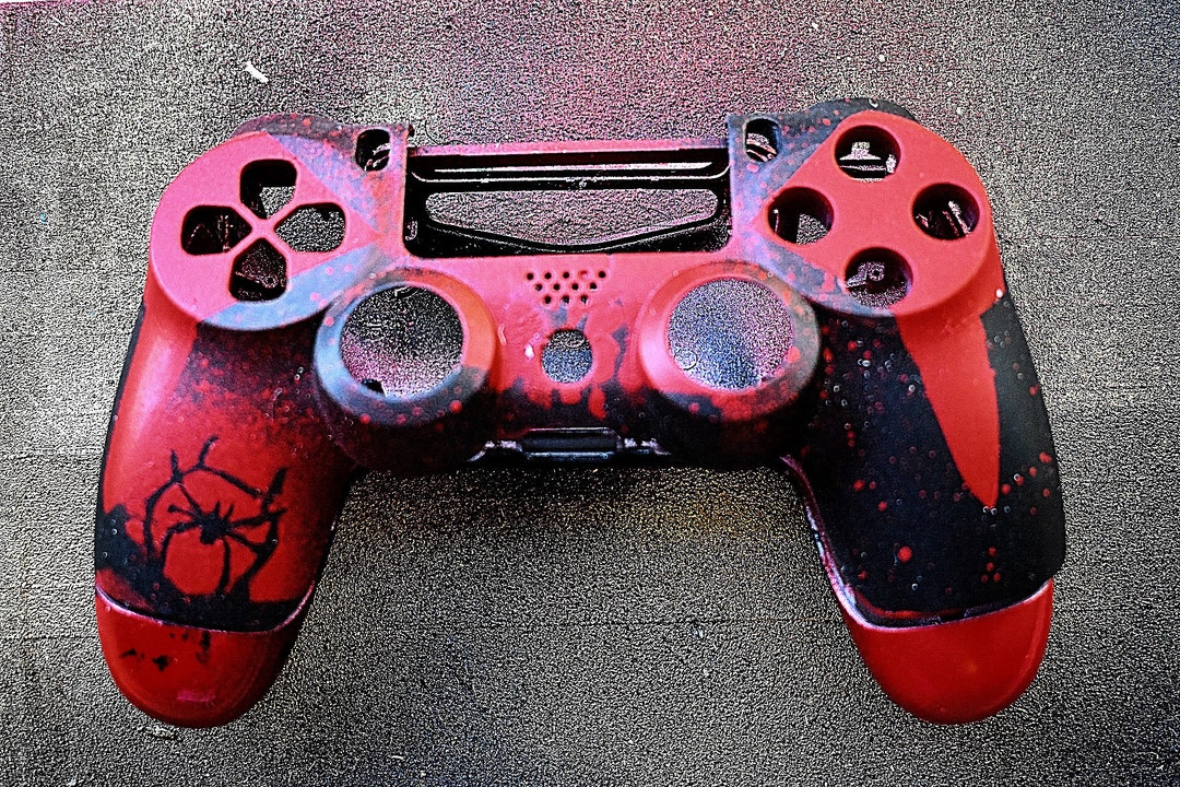 Spider Hero Custom Paint PS4 Gen 1 PS4 Pro Gen 2 Controller Shell ...