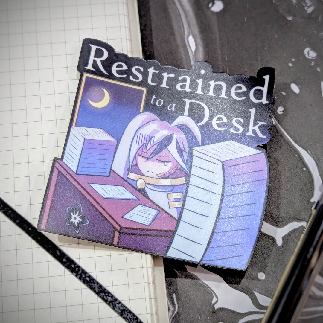 Matte Vinyl Sticker - Office Worker Yan (library of Ruina) - Etsy