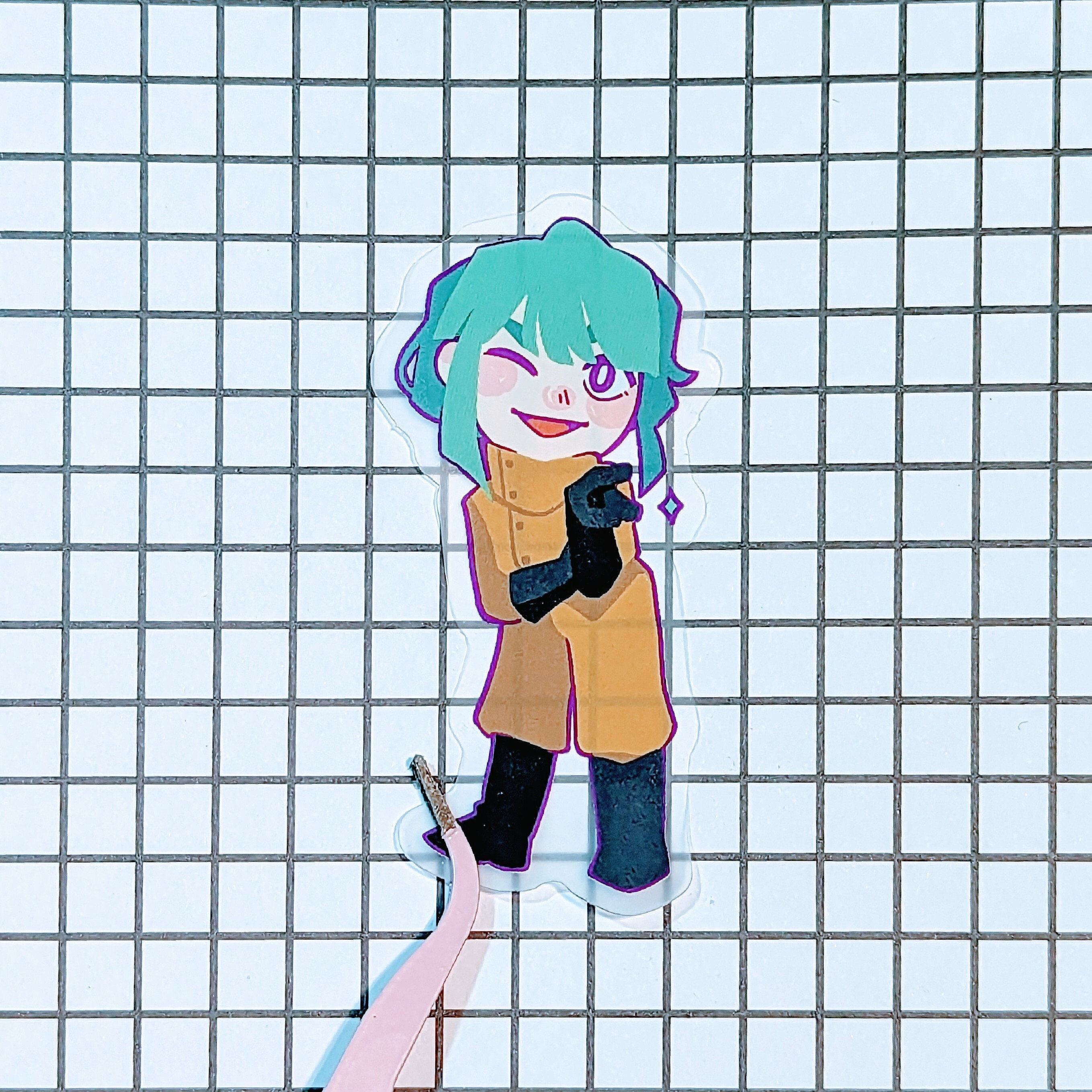 Clear Vinyl Sticker Unethical Science Gang hello Charlotte - Etsy