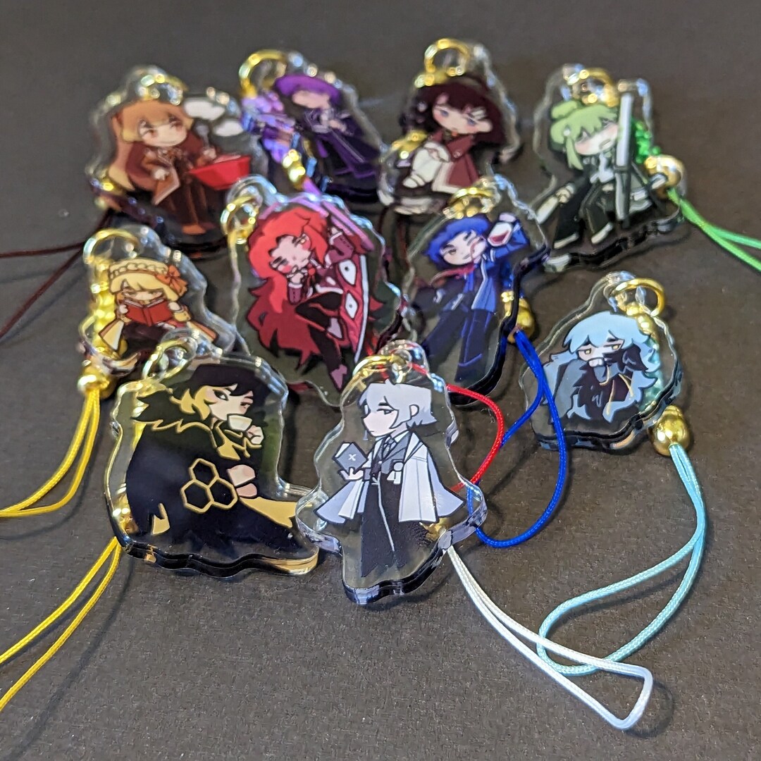 Acrylic Phone Charm - Tiny Librarians (library of Ruina) - Etsy