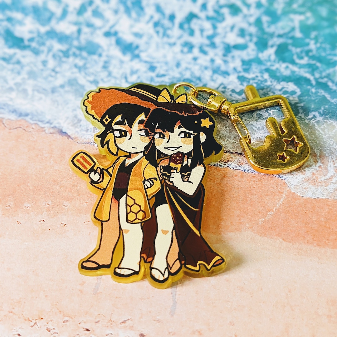 Specialty Acrylic Keychain - Honey and Chocolates (lobotomy Corporation ...