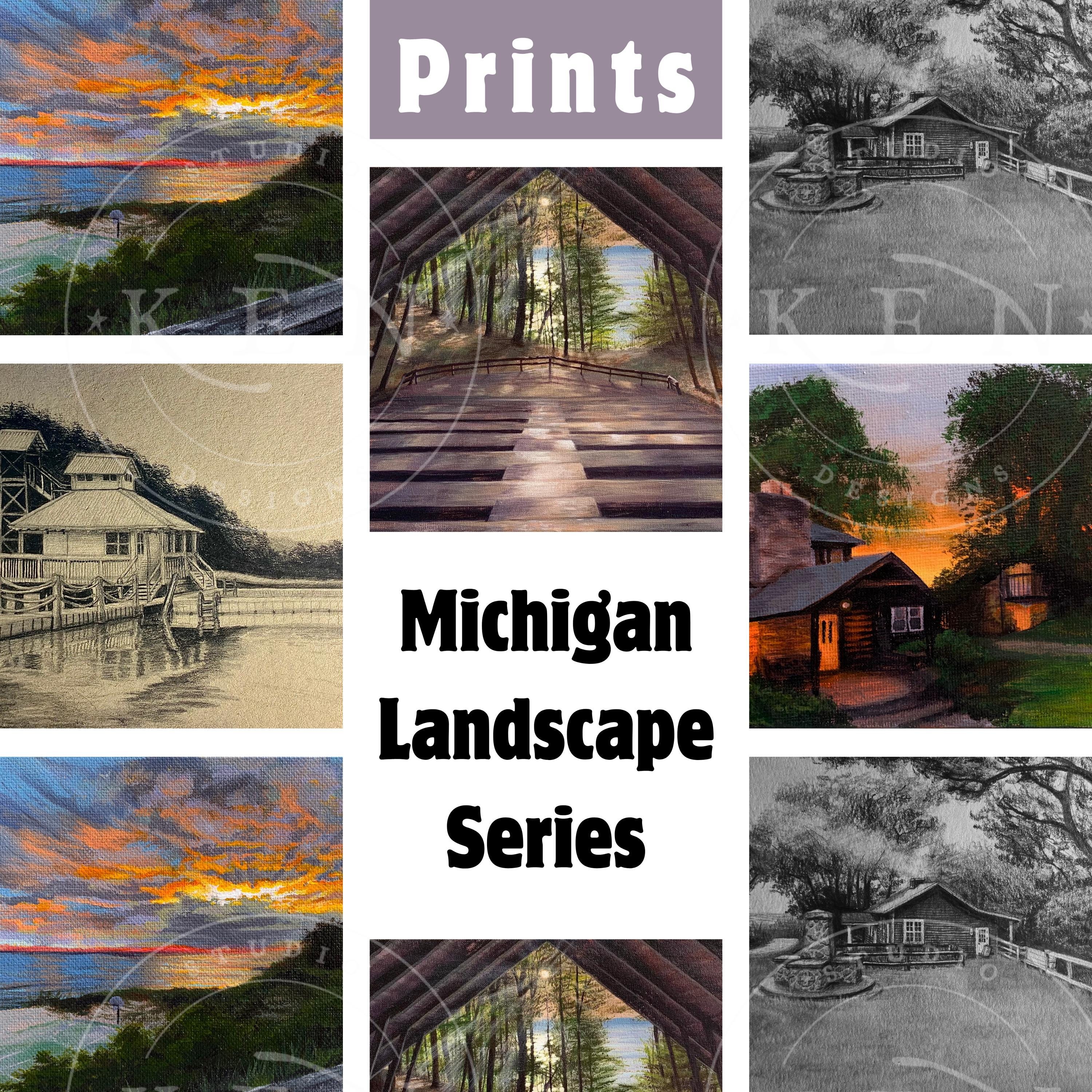 Outdoor Landscape Michigan Art Prints - Etsy