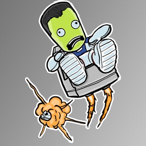 Kerbal Space Program KSP Sticker Kerbal Stickers - Etsy