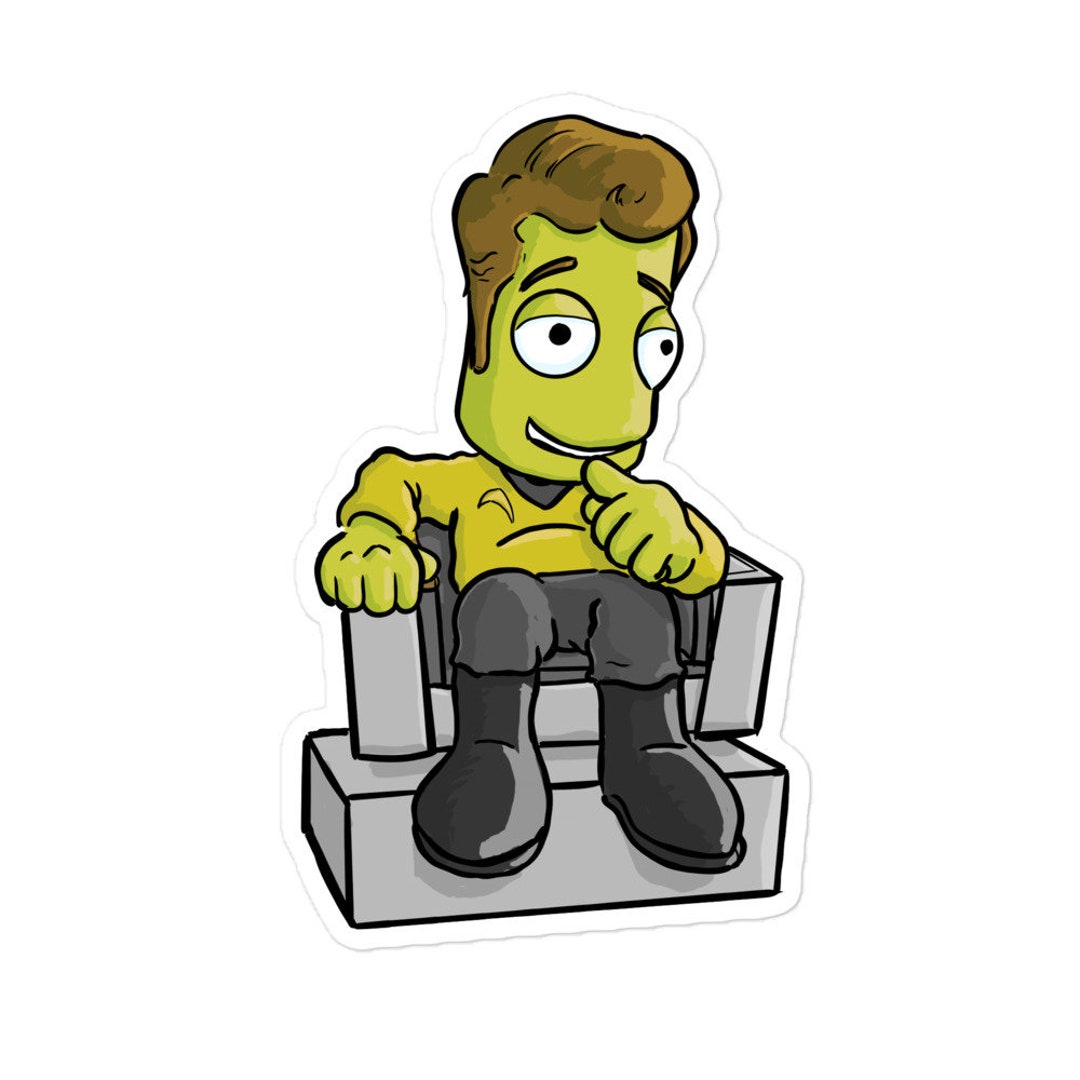 Captain Kerb Sticker Kerbal Space Program Star Trek - Etsy