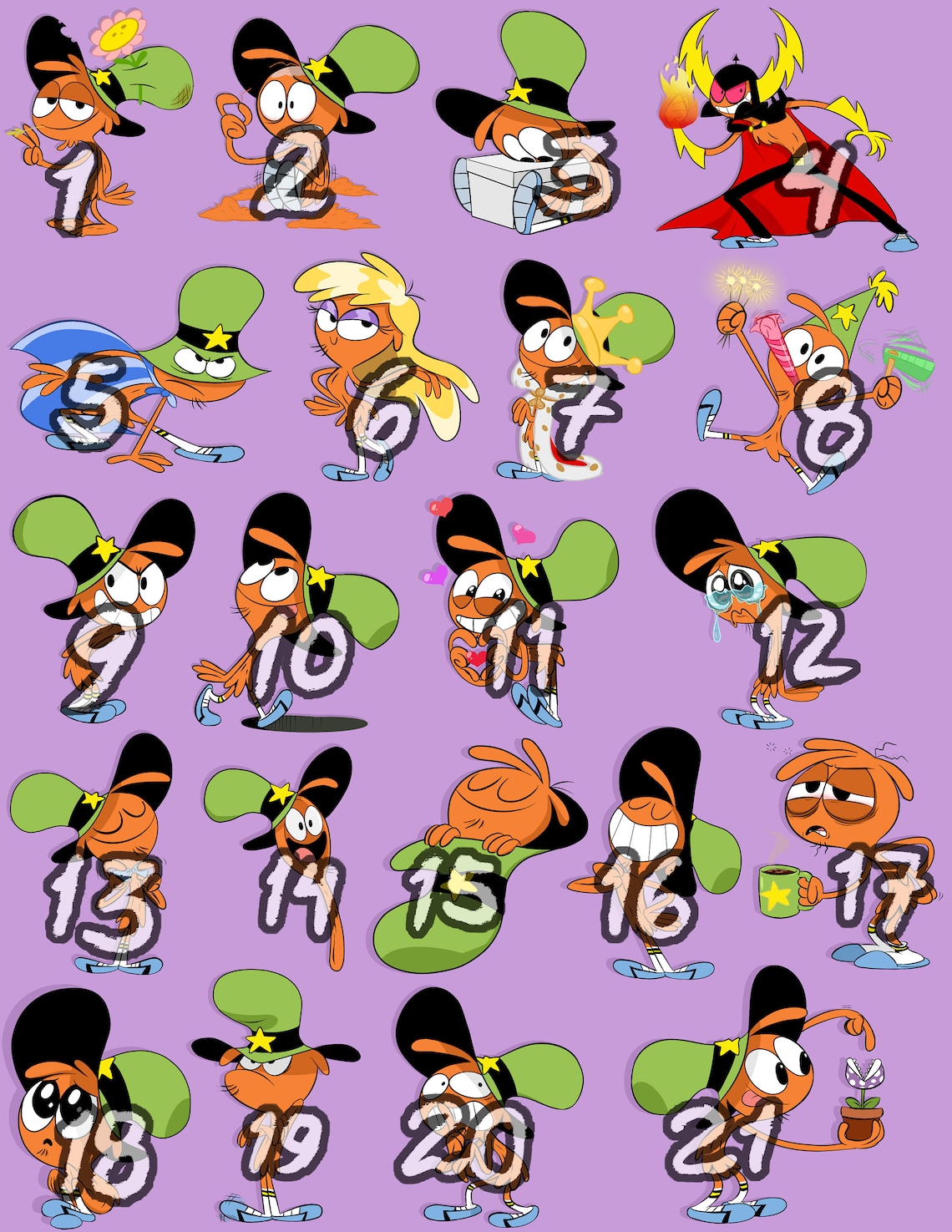 Wander Over Yonder 10 Stickers Set | Etsy