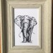 Elephant Pen Drawing | Ink Art - Etsy