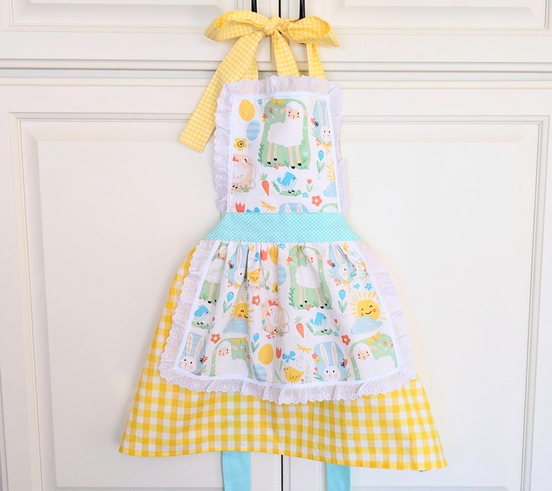 Easter Lamb Apron, Matching Apron, Afternoon Tea Party - Etsy