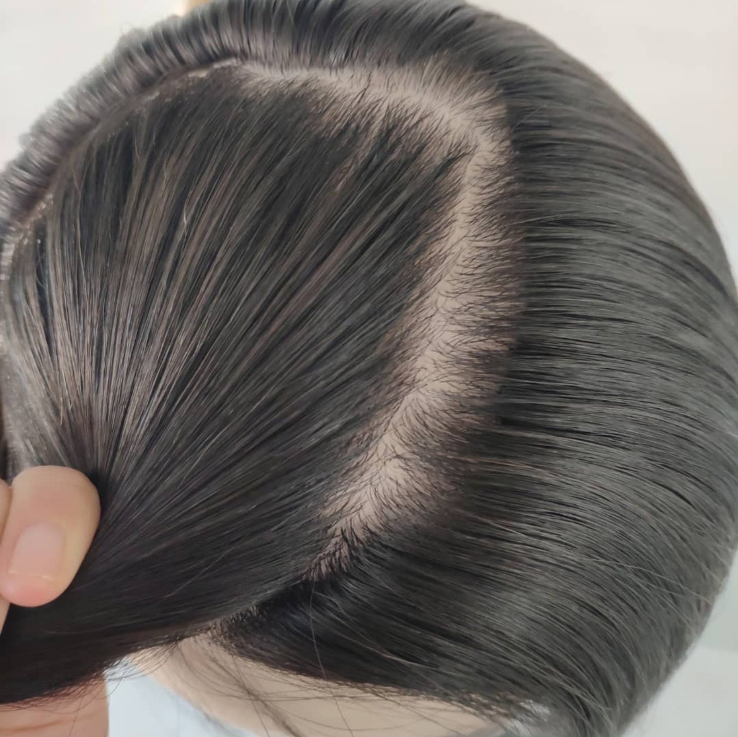 Luxe Cap With 5X5 Silk Base at Top With Hd Lace at Front. a Small ...