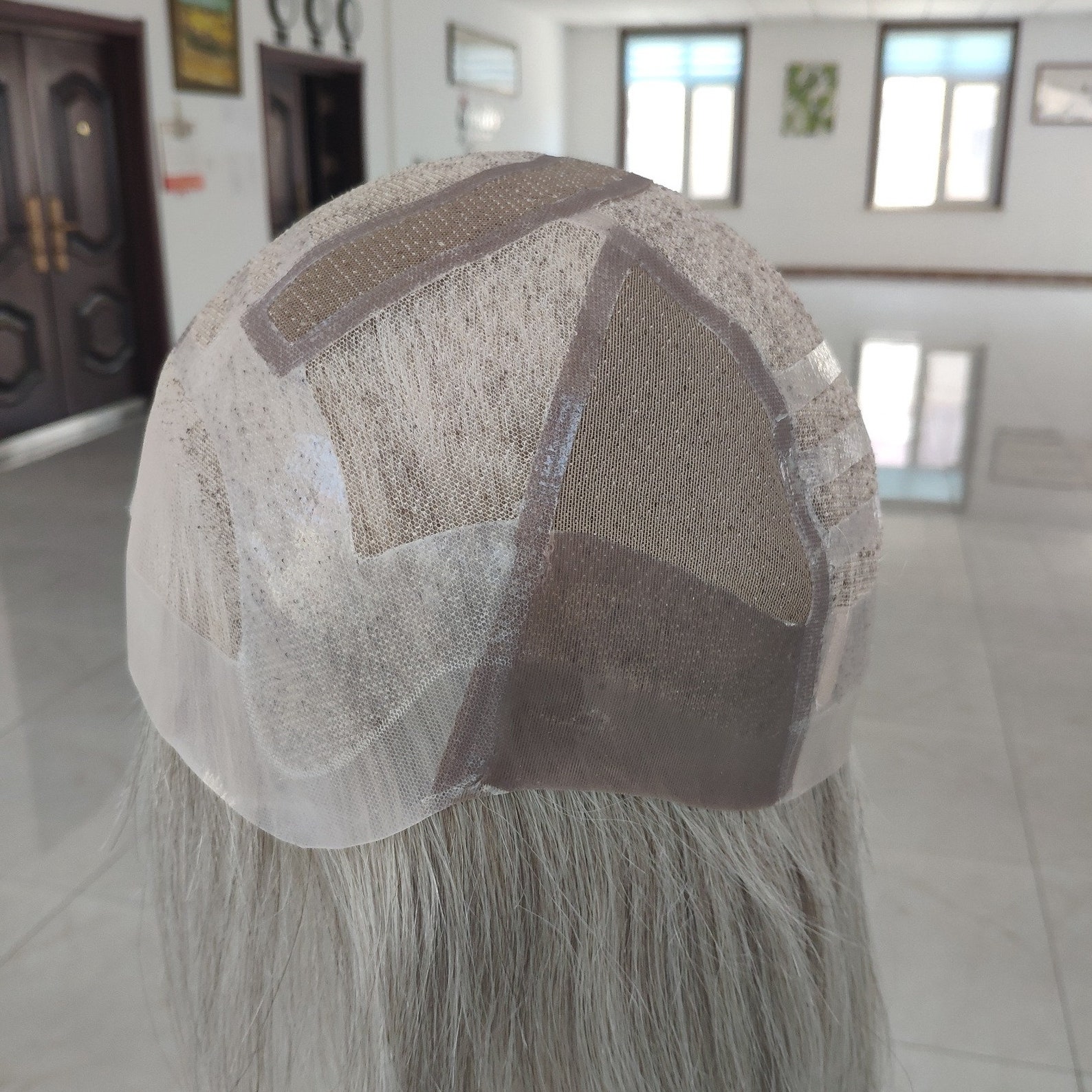 HD Full Lace Wig With Silicone Strip Real European Hair Wig Real Human ...