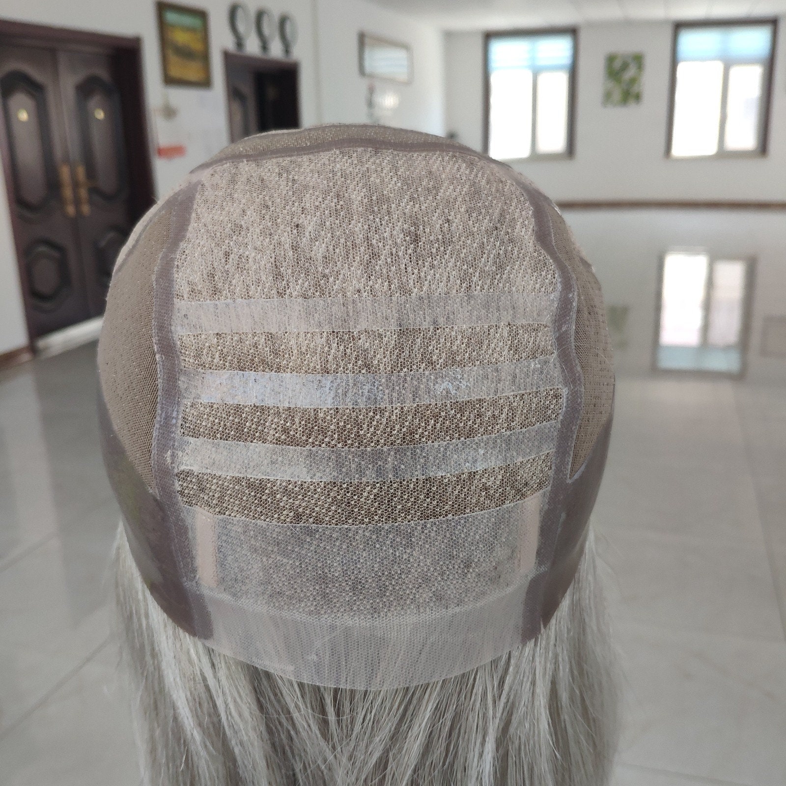 HD Full Lace Wig With Silicone Strip Real European Hair Wig Real Human ...