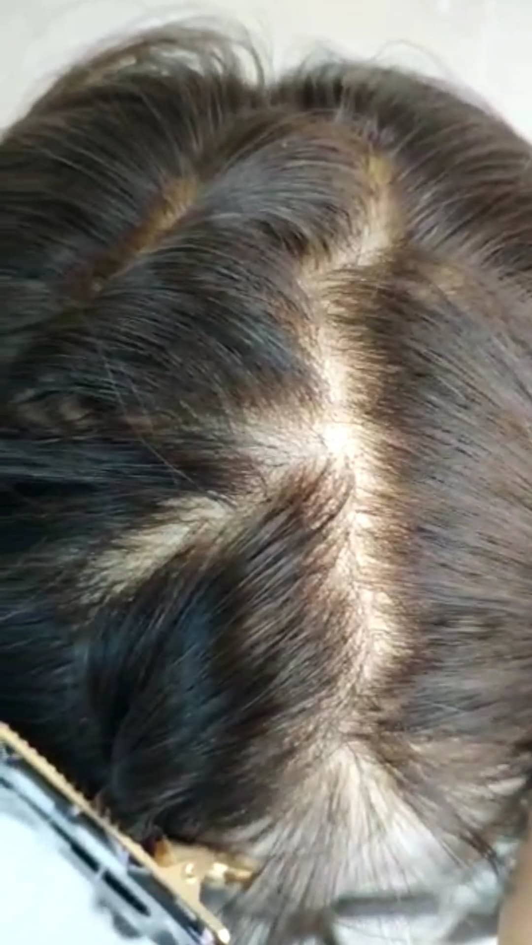 HD Full Lace Wig With Silicone Strip Real European Hair Wig Real Human ...