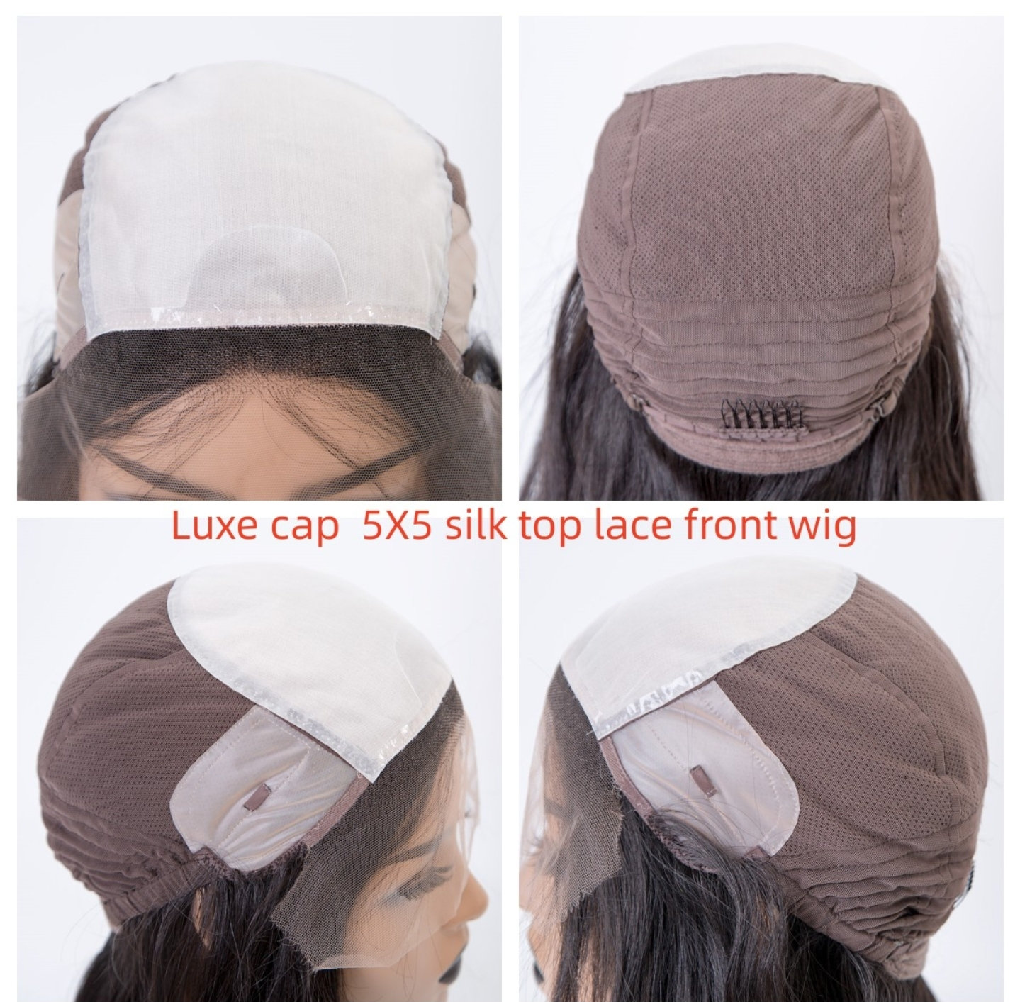 Luxe Cap With 5X5 Silk Base at Top With Hd Lace at Front. a Small ...