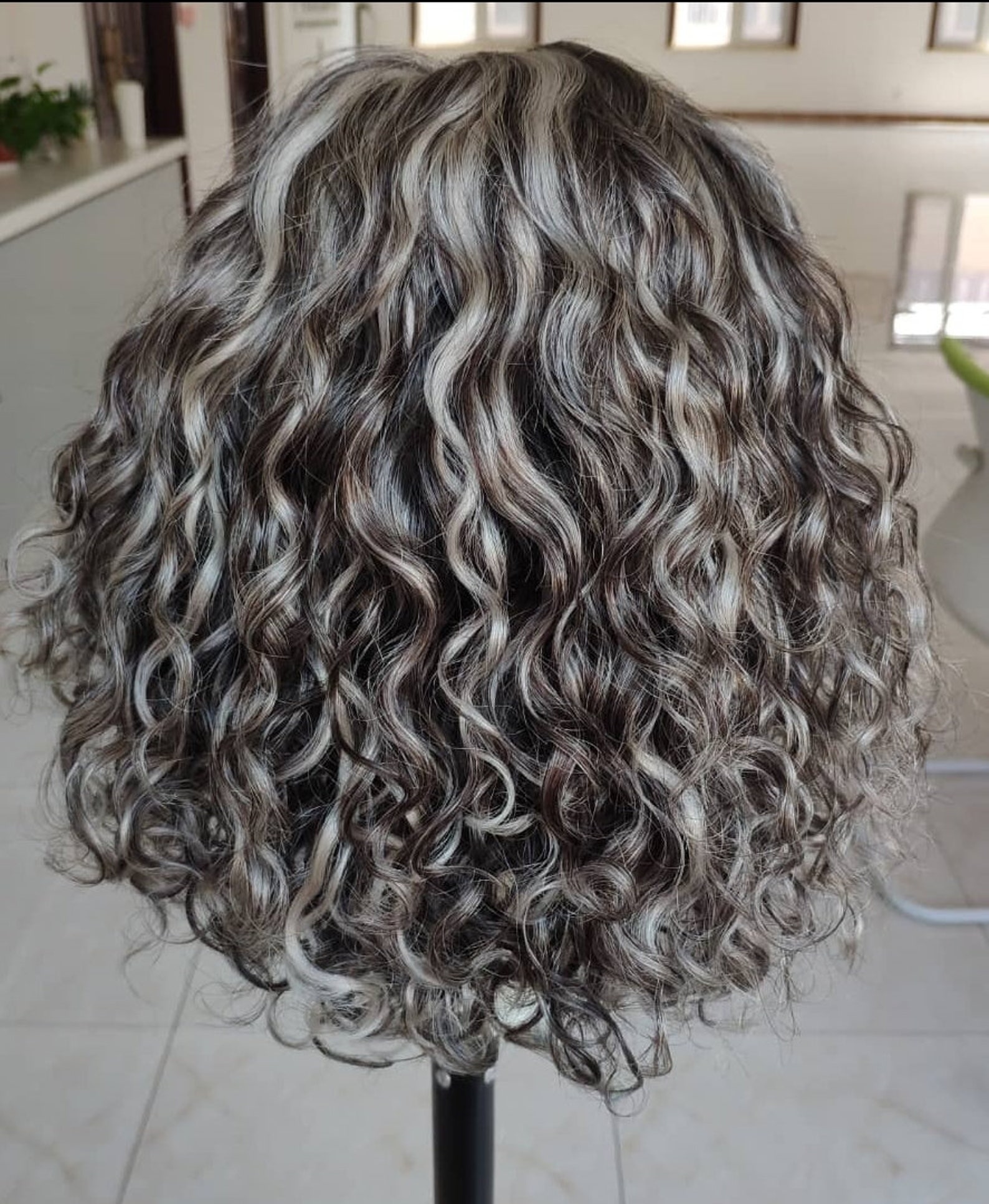 Pre Order Human Hair Wig Light Silver Grey Color Real Human Hair Wig - Etsy
