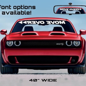 Move Over Sticker - Etsy