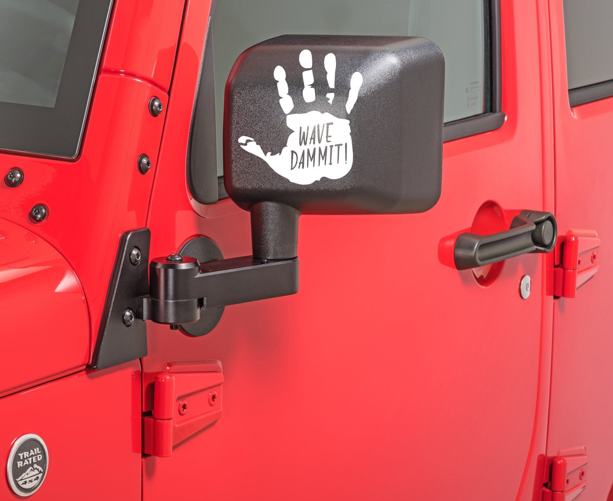 Wave dammit jeep sticker store