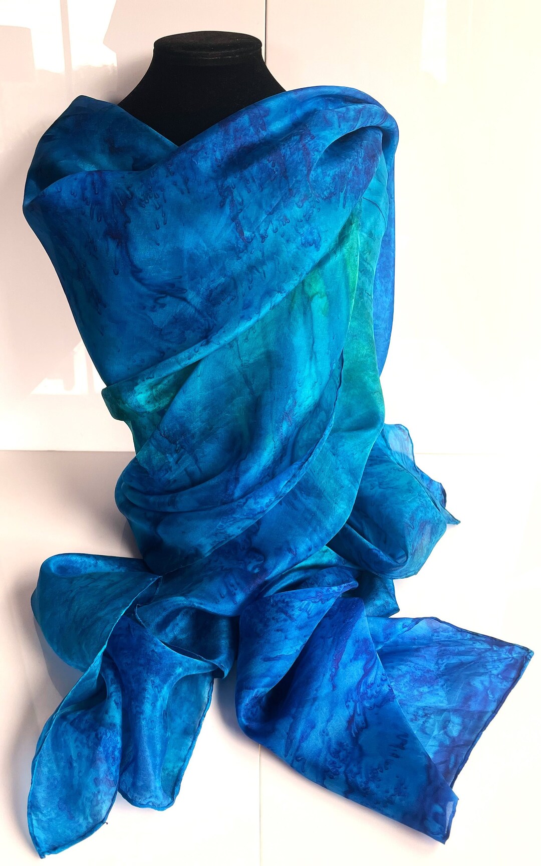 Handpainted Pure Silk Sarong Pacifica - Etsy Australia