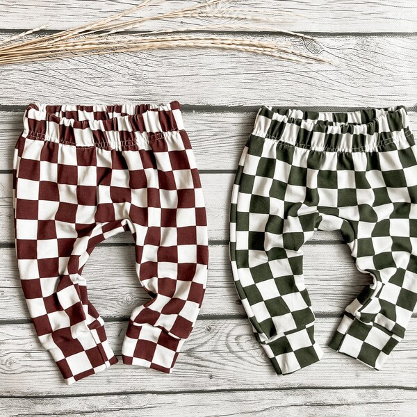 Checkered Pants - Etsy