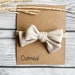 Spring Ribbed Bows 3.5” | Neutrals Brown Beige | Nylon Headband or Clip ...