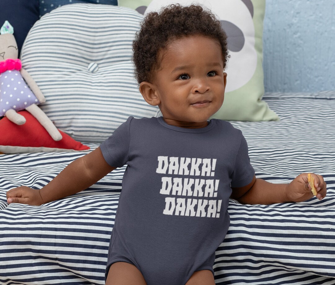 Baby Ork | Dakka Dakka Dakka | Baby Envelope Neck Body Suit | Vest - Etsy