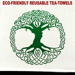 Tree of Life 2 Tea Towel / Tea Towel / Dish Towel / Hand Towel ...