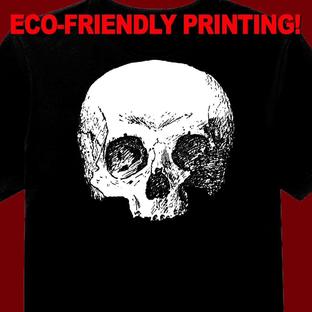 Archaic Skull T-shirt, Gothic Tee, Goth Shirt, Skull Gift - Etsy