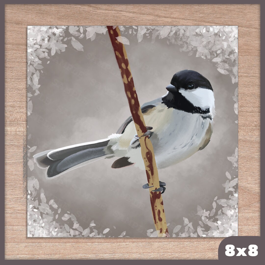 Chickadee Art Print - Etsy