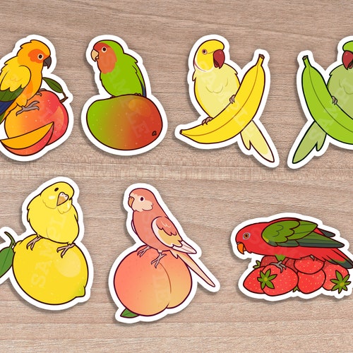 Parrot Memes Stickers - Etsy
