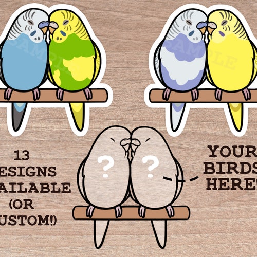 Budgie Meme Stickers - Etsy