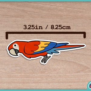 Macaw (cuties) Stickers - Etsy