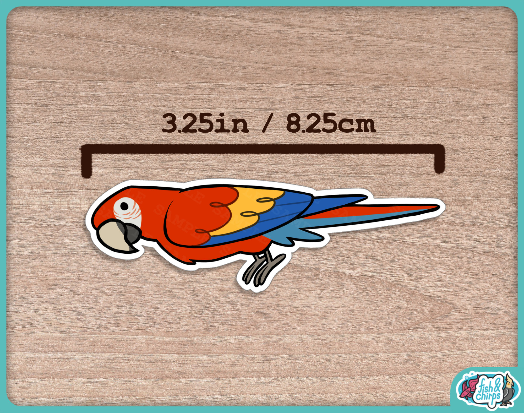 Macaw (cuties) Stickers - Etsy