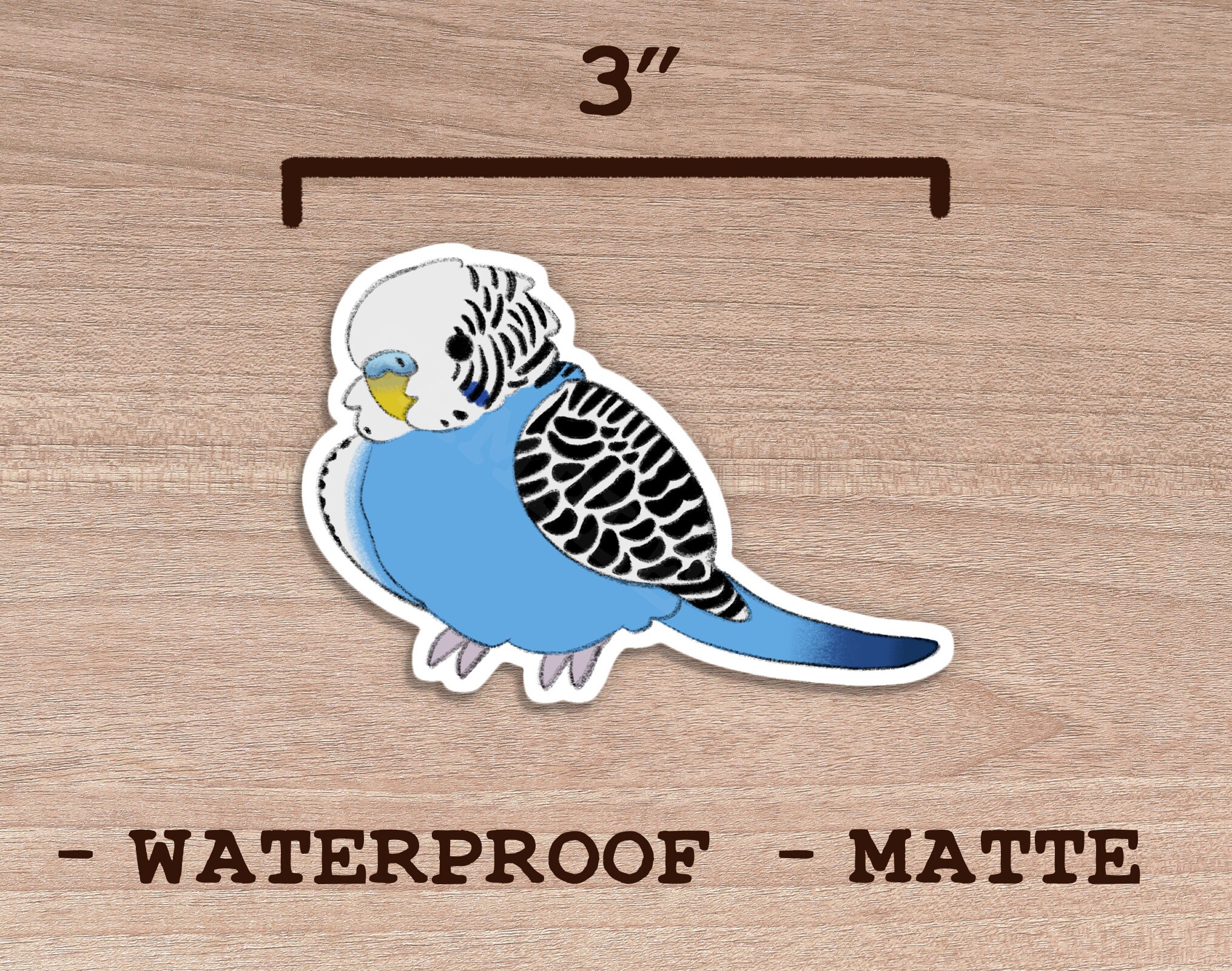 Budgie budgerigar Stickers - Etsy